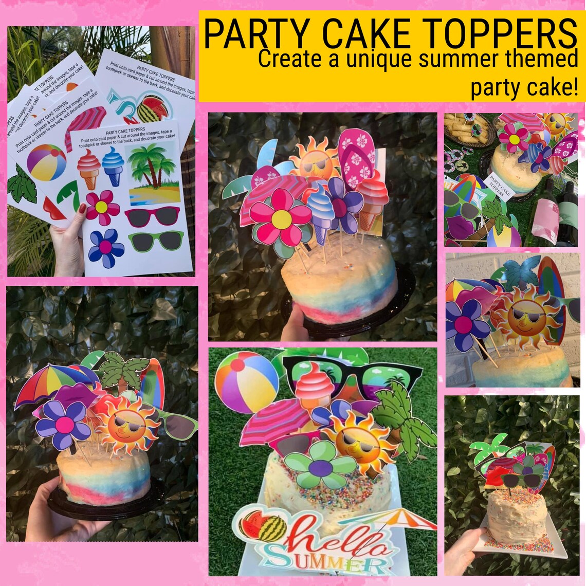 Summer Party Printable Pack / Summer Party Prints / Summer - Etsy Australia