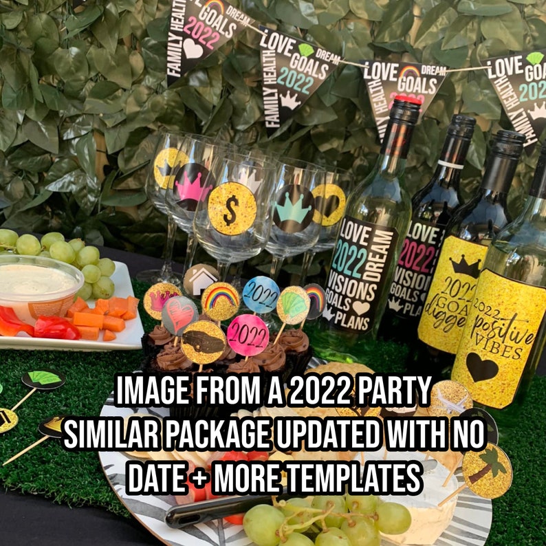 VISION BOARD PARTY Decorations for Hosting a Vision Board Workshop or ...