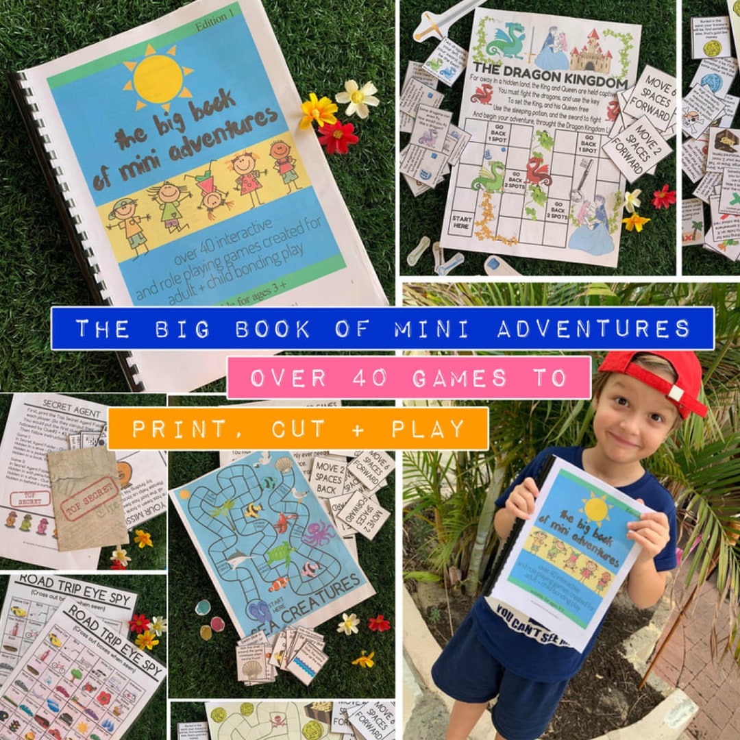 The BIG Book of Mini Adventures Printable Activities for - Etsy Australia