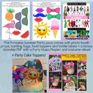 Summer Party Printable Pack / Summer Party Prints / Summer Party Theme ...