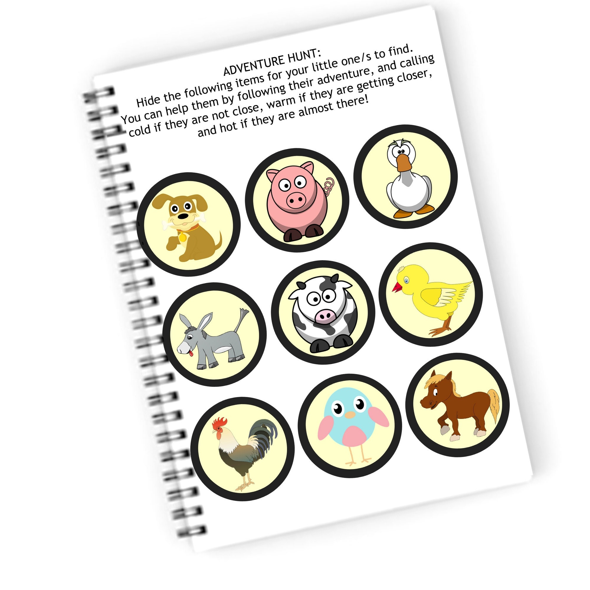 Mini Animal Farm Activity Book for Kids - Etsy Australia