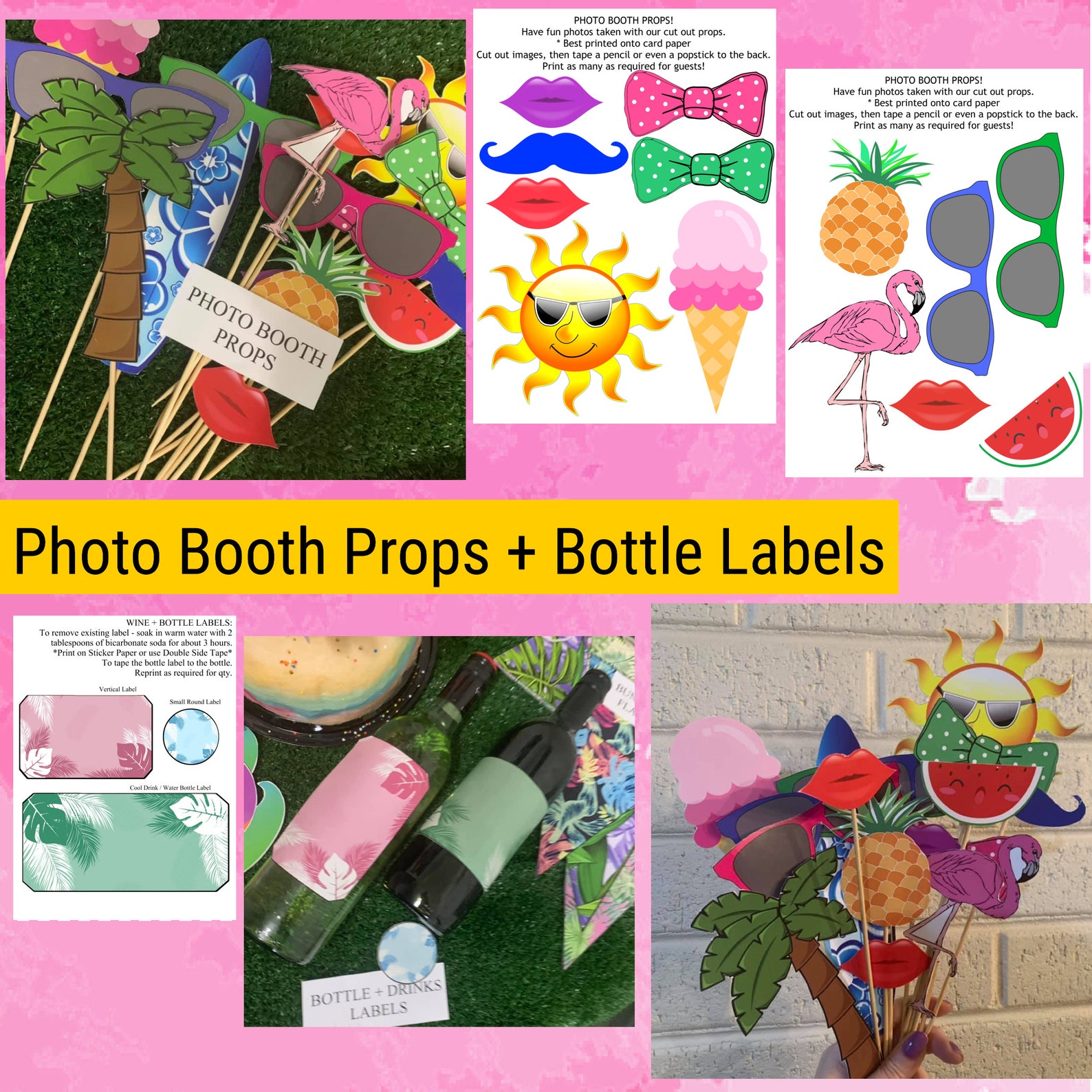 Summer Party Printable Pack / Summer Party Prints / Summer - Etsy Australia