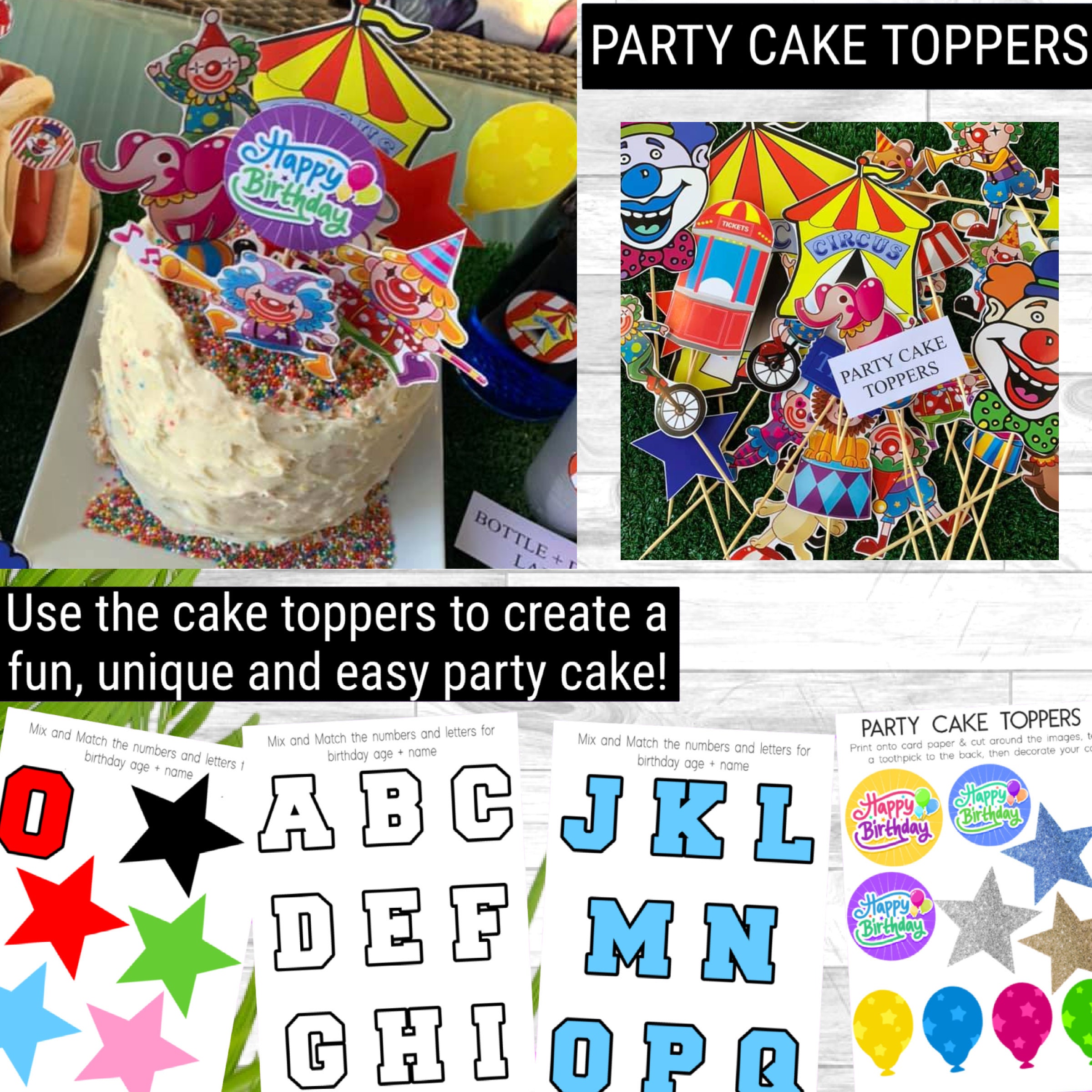 Printable Circus Party Games and Decorations for Kids / Kids - Etsy