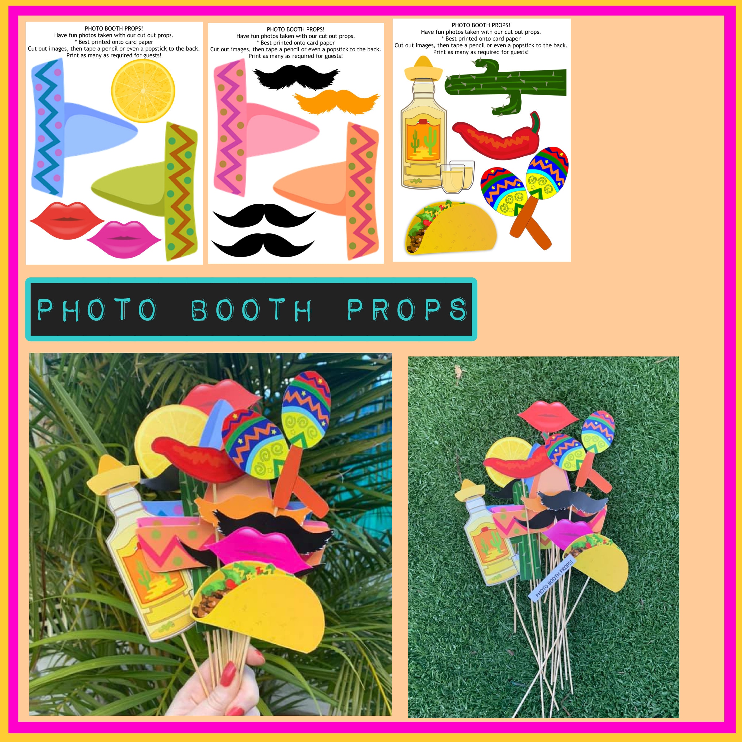 Mexican Fiesta Printable Party Pack / Mexican Party / Mexican - Etsy ...