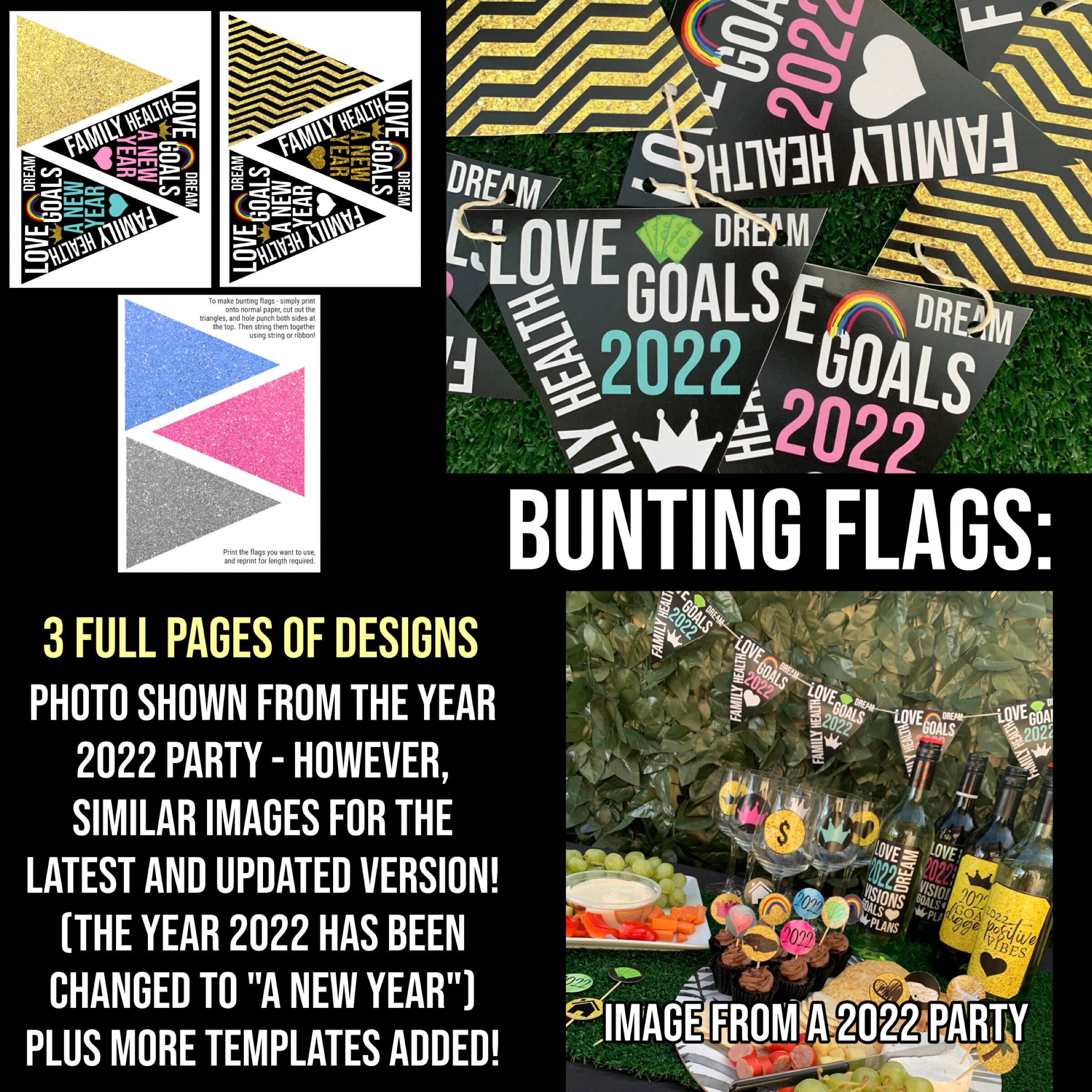 VISION BOARD PARTY Decorations for Hosting a Vision Board Workshop or ...