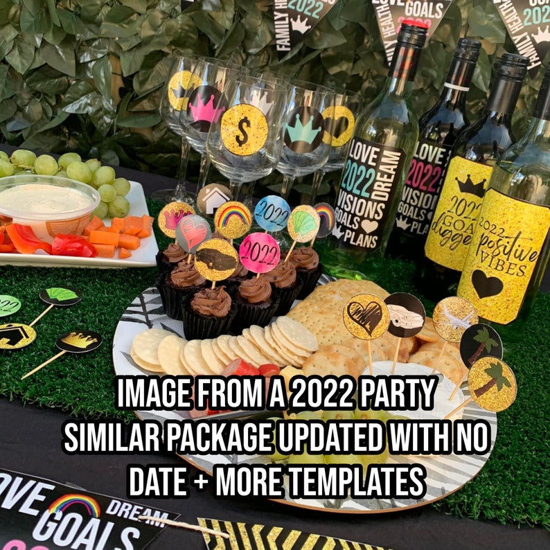 VISION BOARD PARTY Decorations for Hosting a Vision Board Workshop or ...