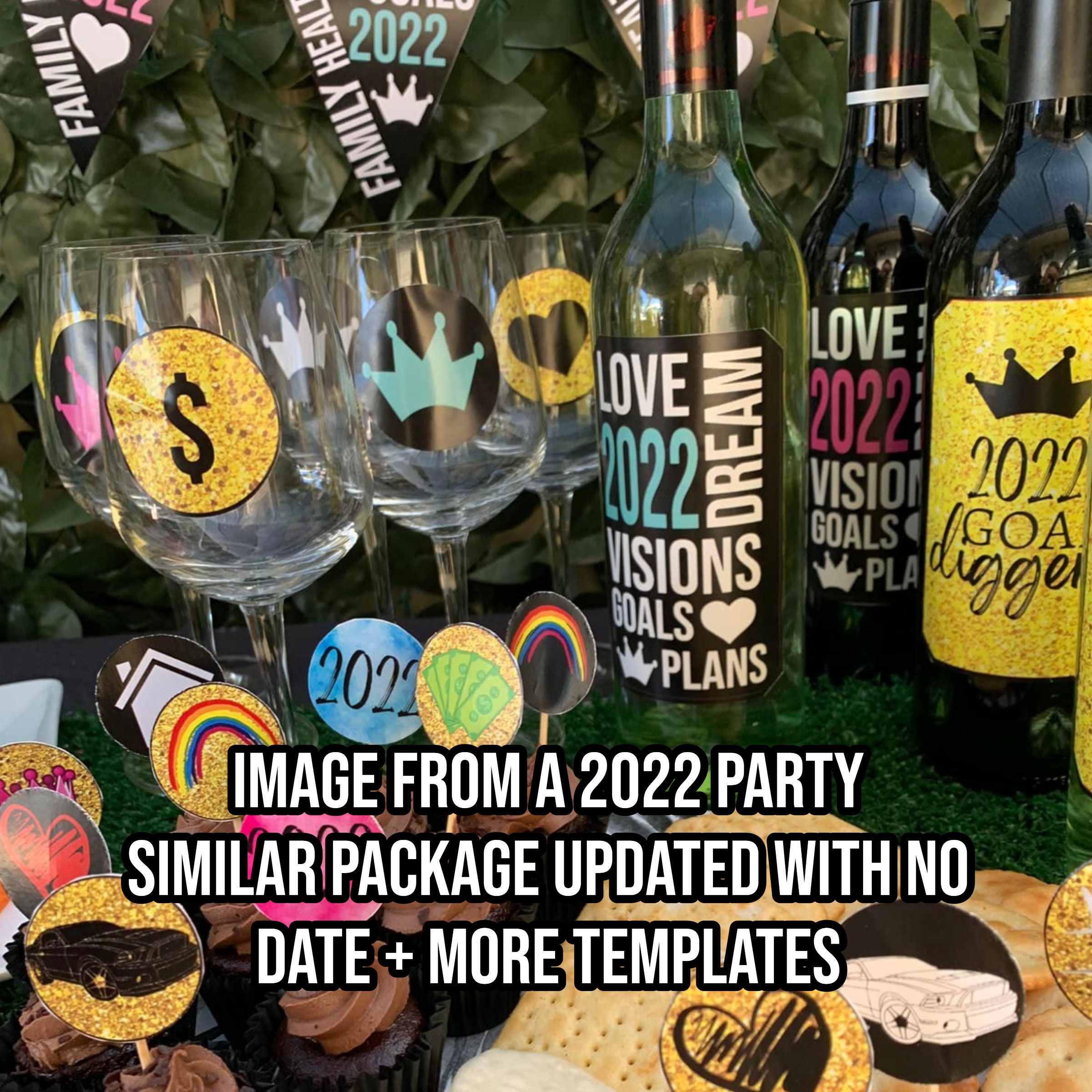 VISION BOARD PARTY Decorations for Hosting a Vision Board Workshop or ...