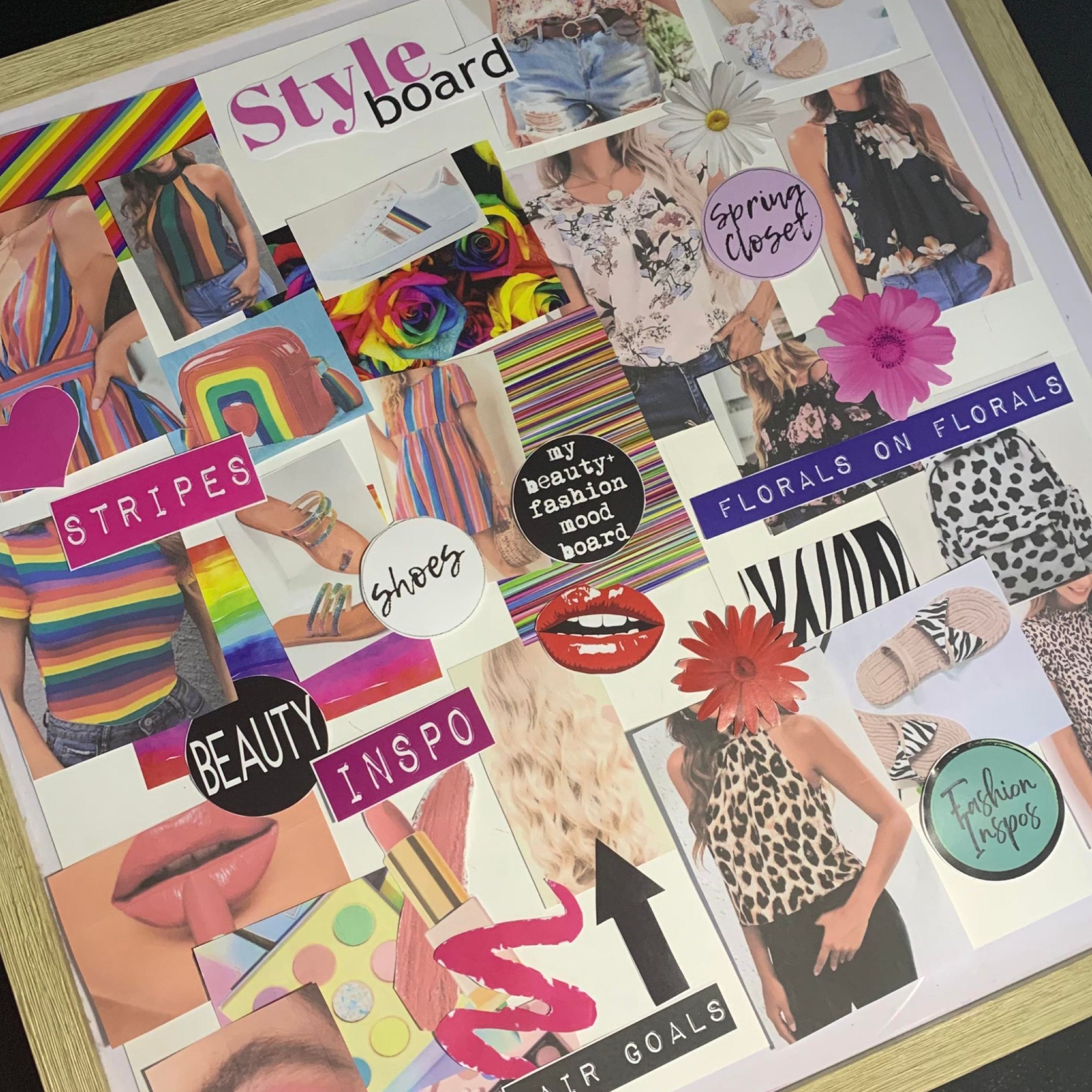 Fashion and Beauty Vision Board Kit / Printable Fashion and - Etsy Canada