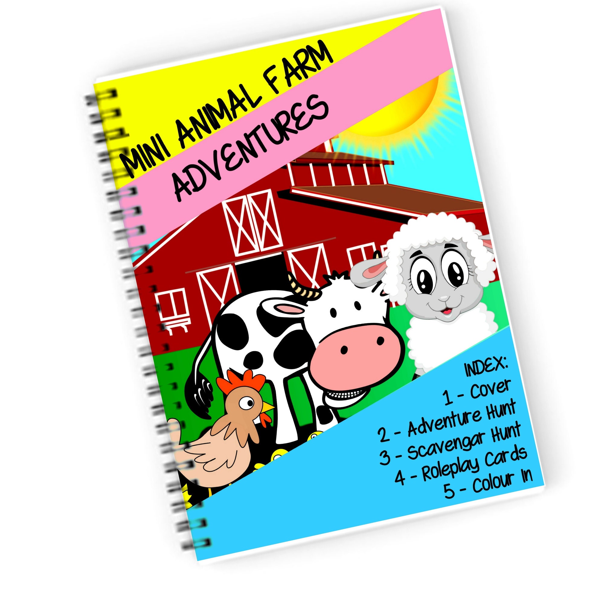 Mini Animal Farm Activity Book for Kids - Etsy Australia