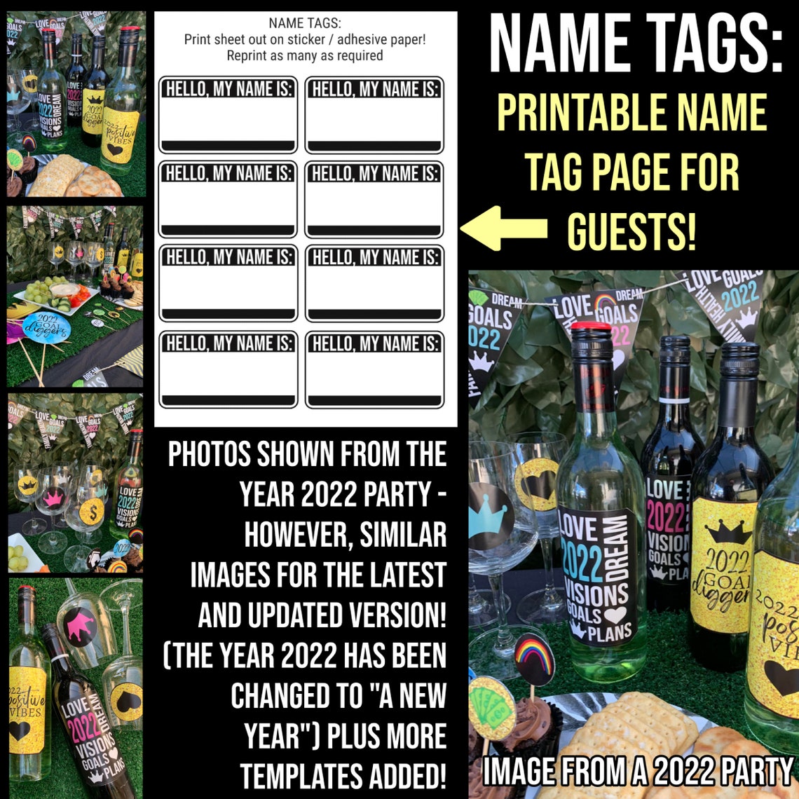 VISION BOARD PARTY Decorations for Hosting a Vision Board Workshop or ...