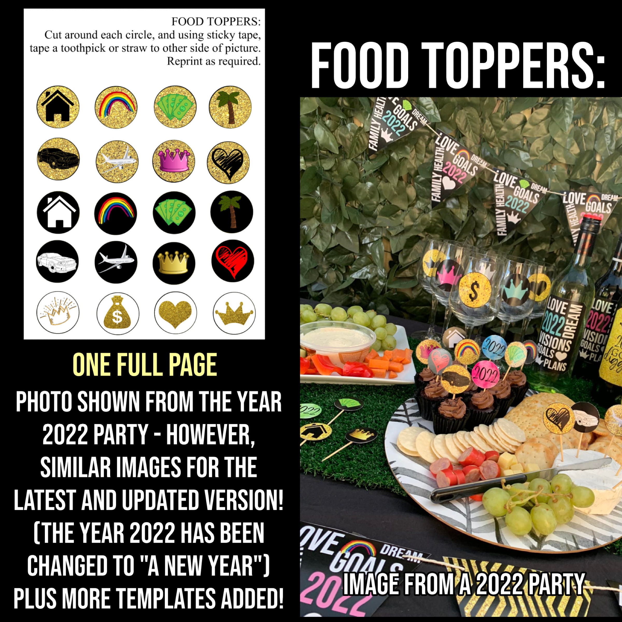 VISION BOARD PARTY Decorations for Hosting a Vision Board Workshop or ...