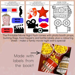 Printable Movie Night Party Pack / Movie Parties / Movie Themed Party ...