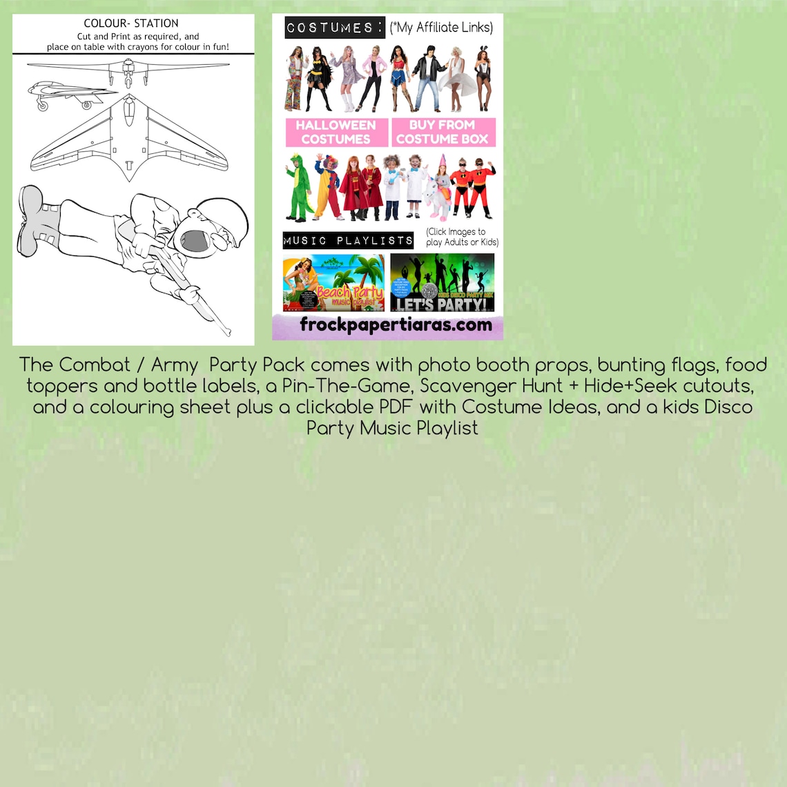 Printable Army Combat Party Games and Decorations for Kids / - Etsy ...