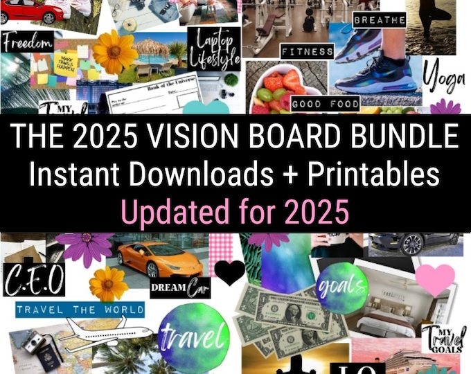 Magazine Cutouts, Vision Board Bundle, Scrapbook Clippings, Journaling ...