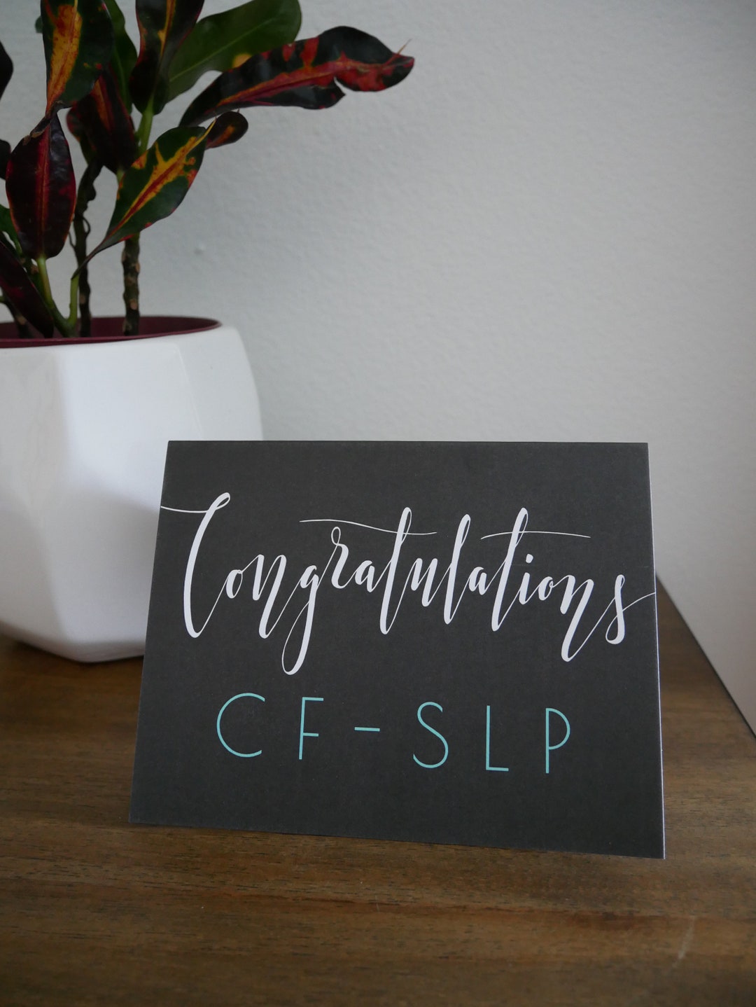 Congrats CF SLP Greeting Card - Etsy