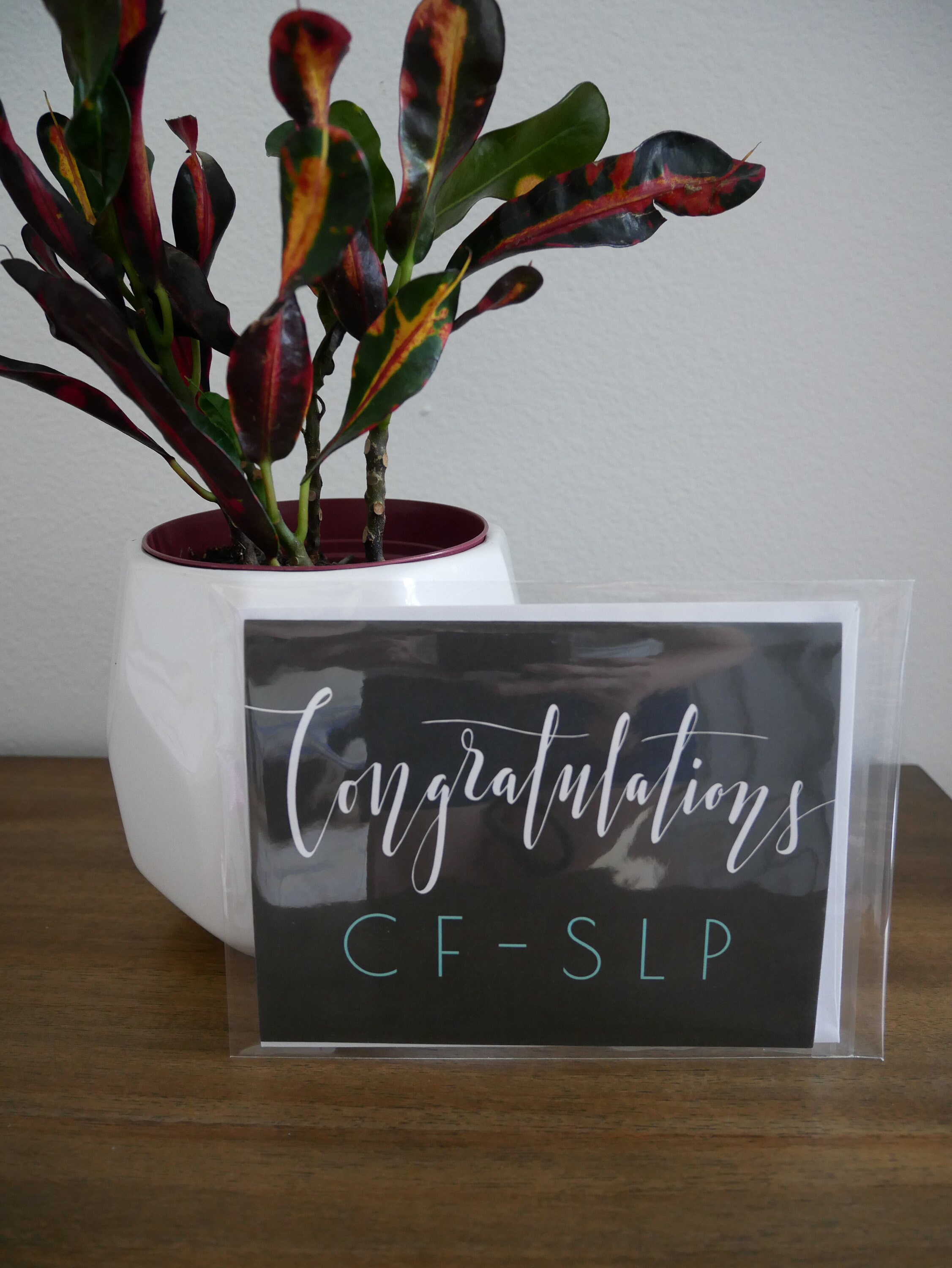 Congrats CF SLP Greeting Card - Etsy