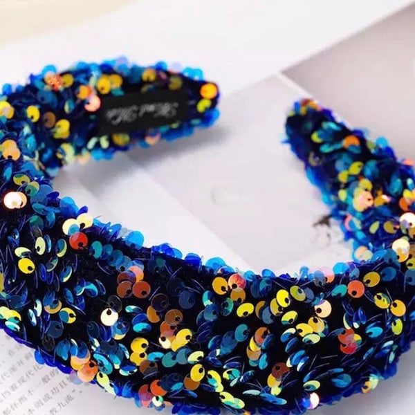 Sequin Headband - Etsy