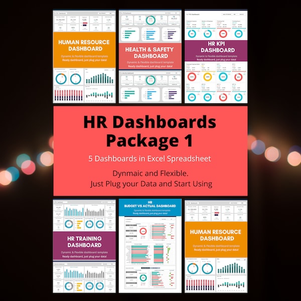 CEO Executive Dashboard Excel Template Financial Dashboard Dynamic ...