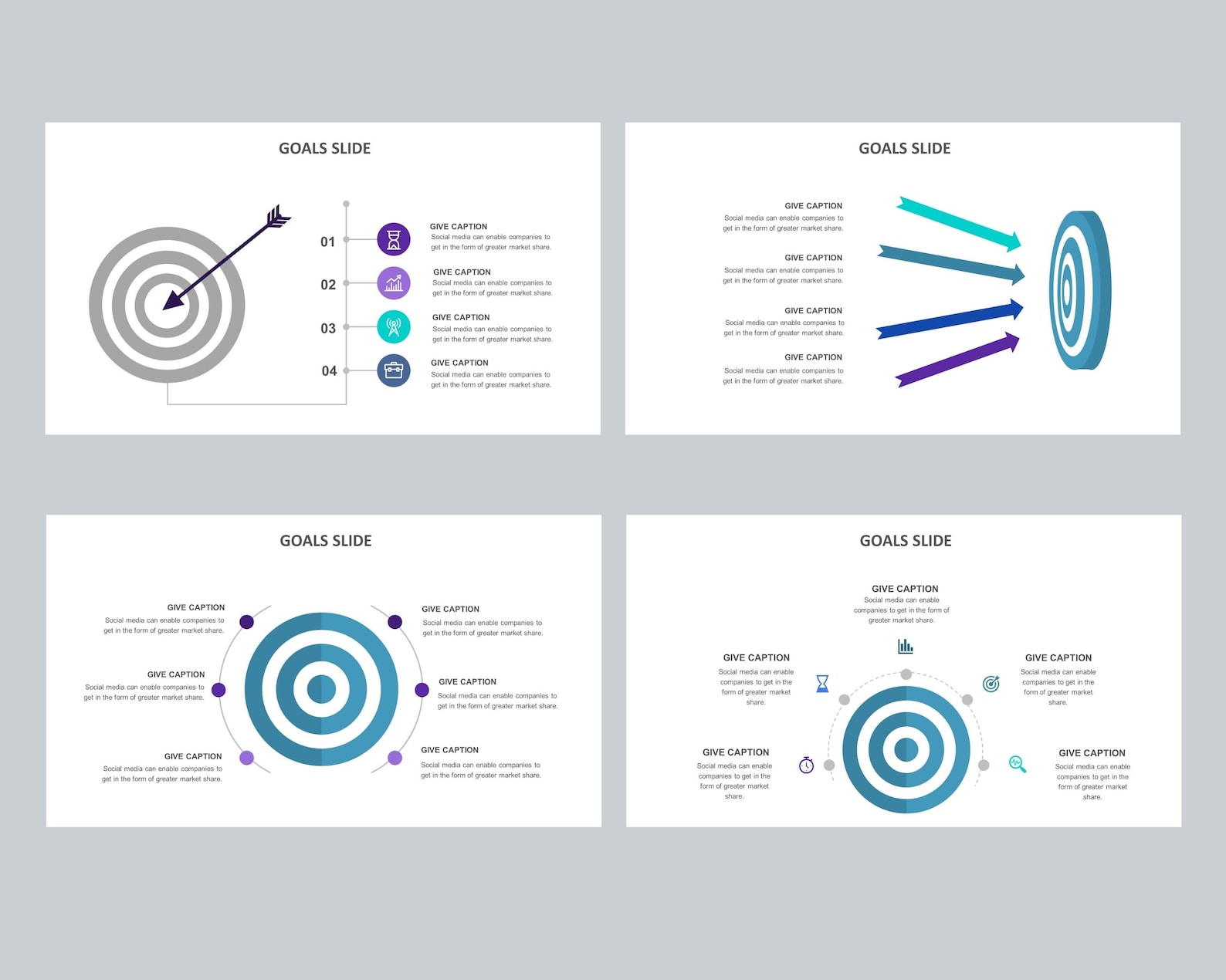 Goal Slide Infographic Templates | Diagram for Powerpoint, Google ...