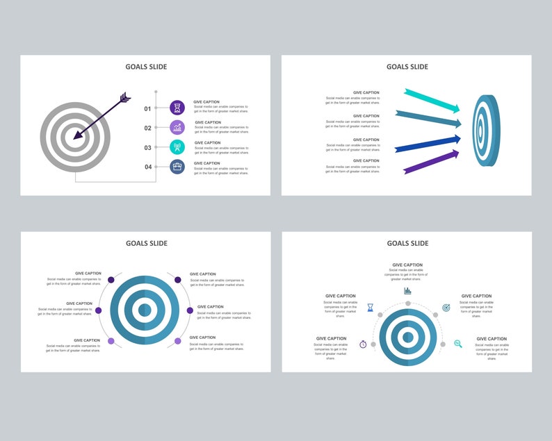 Goal Slide Infographic Templates | Diagram for Powerpoint, Google ...