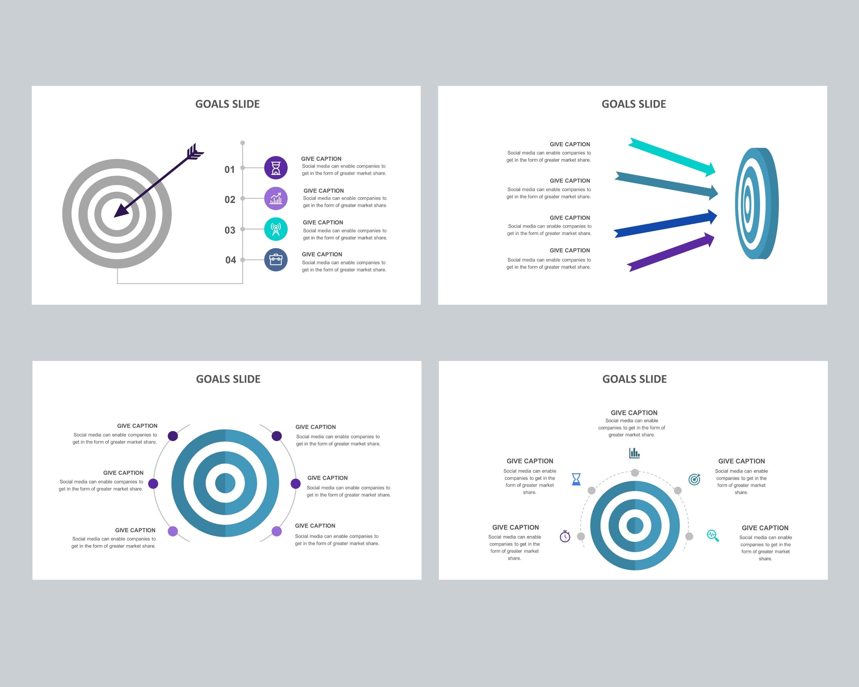 Goal Slide Infographic Templates | Diagram for Powerpoint, Google ...