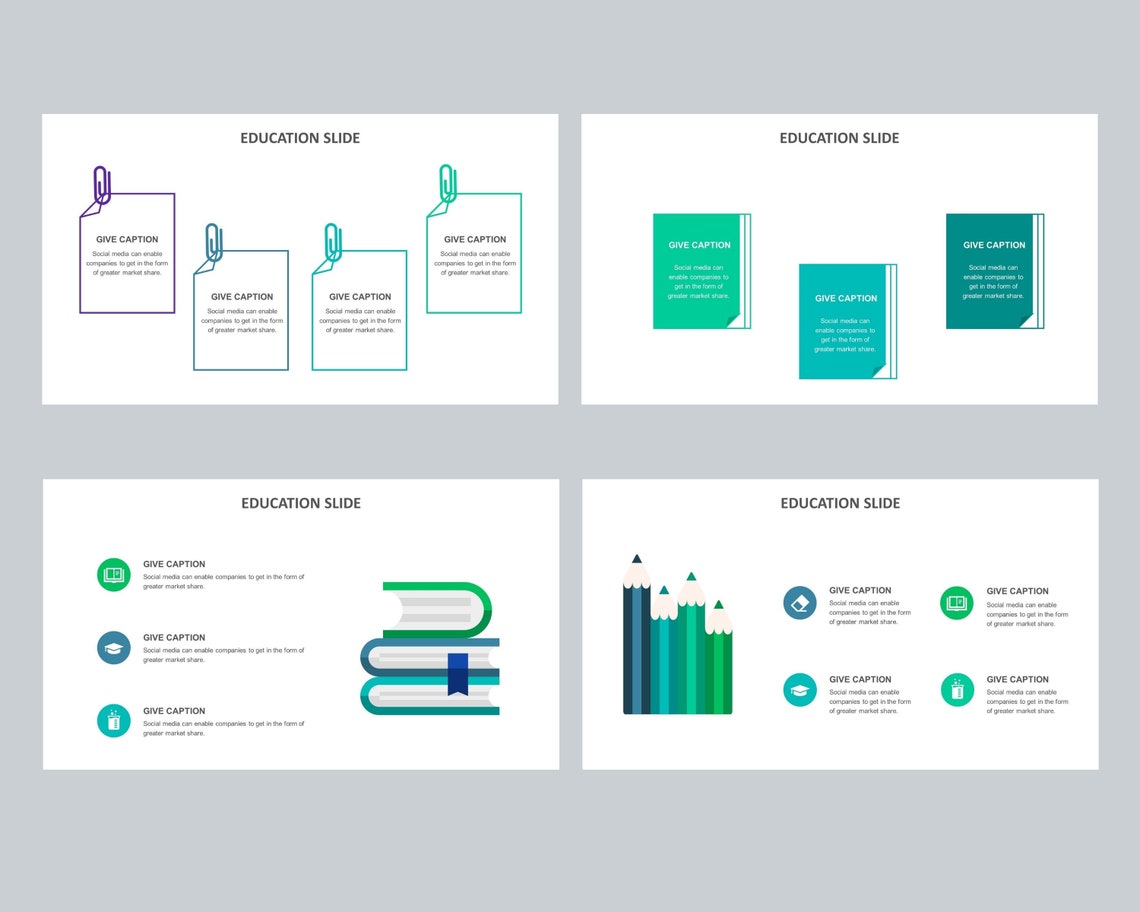 Education Slide Infographic Templates | Diagram for Powerpoint, Google ...