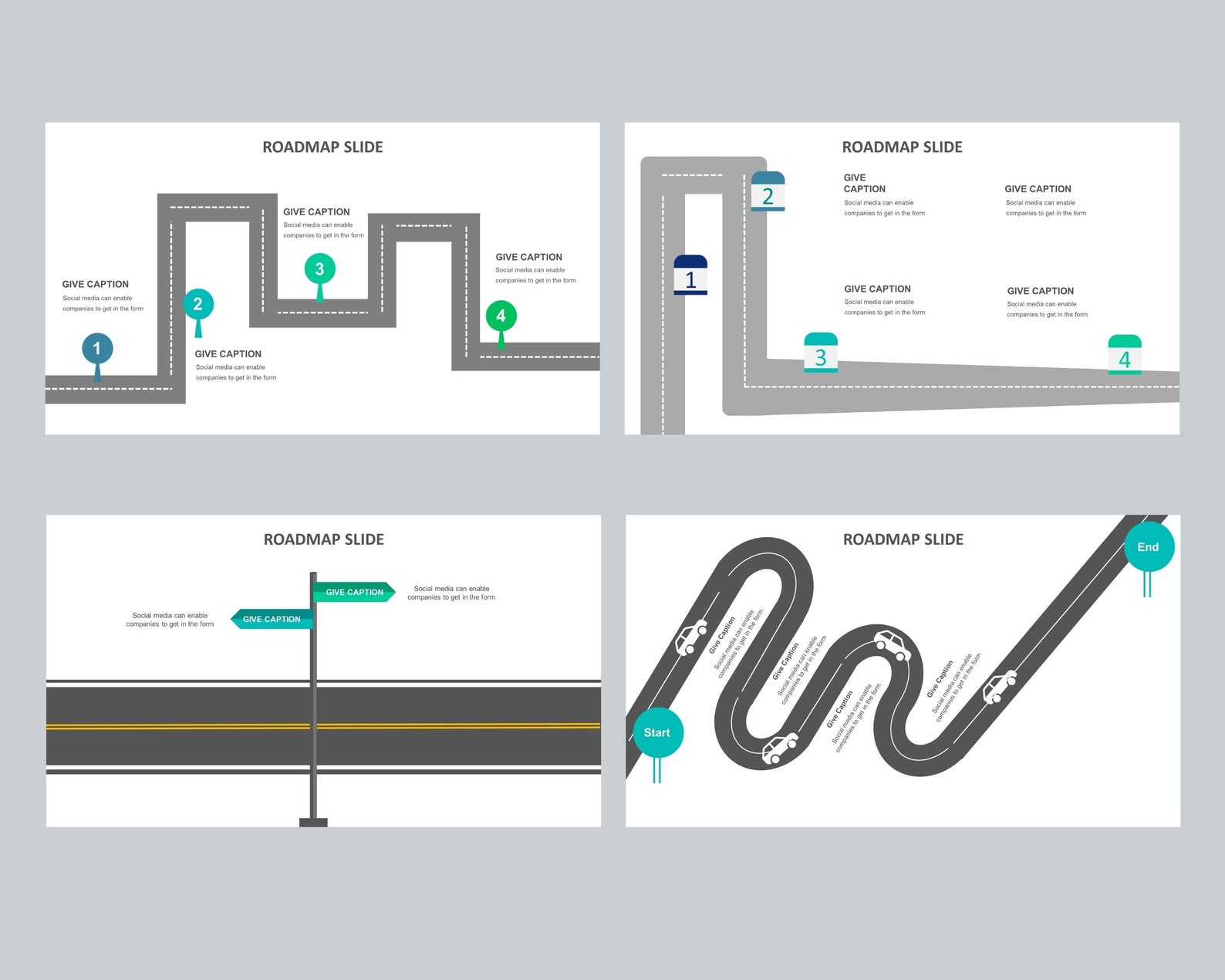 Roadmap Slide Infographic Templates | Diagram for Powerpoint, Google ...