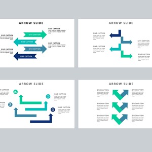 Arrow Slide Infographic Templates | Diagram for Powerpoint, Google ...