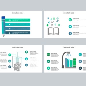 Education Slide Infographic Templates | Diagram for Powerpoint, Google ...