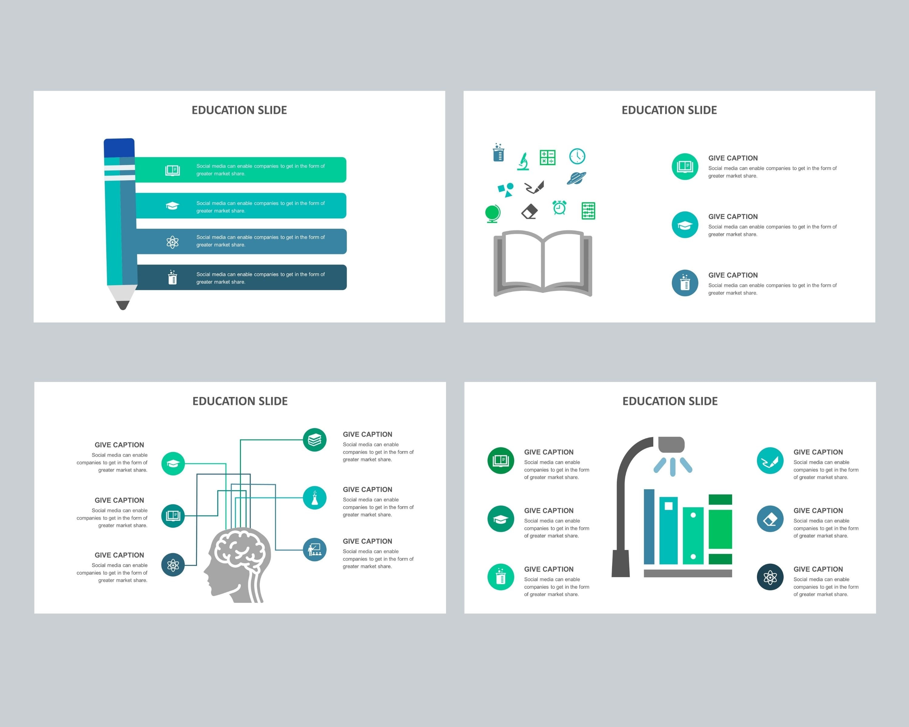 Education Slide Infographic Templates | Diagram for Powerpoint, Google ...