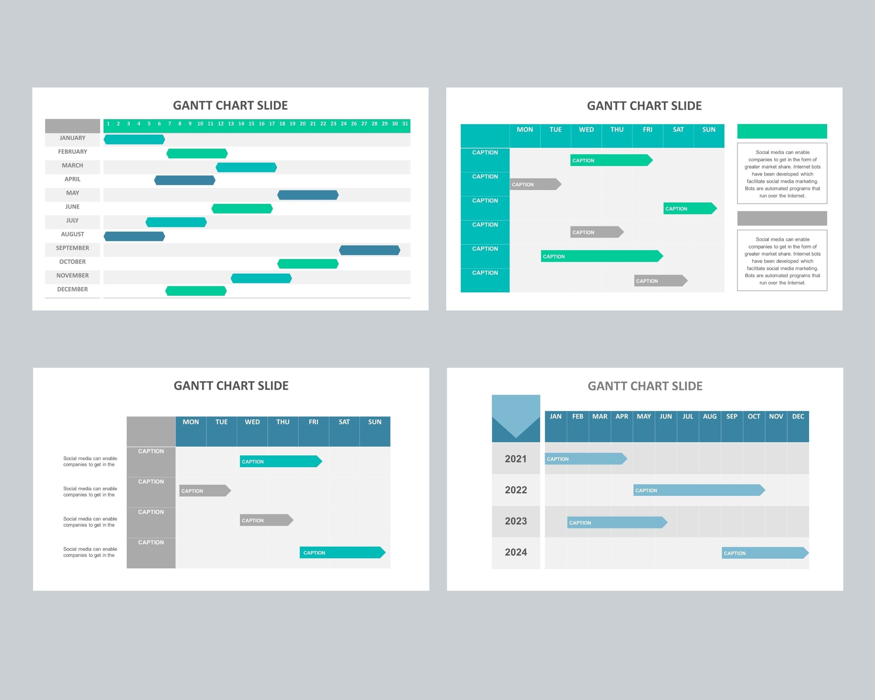 Gantt Chart Slide Infographic Templates Diagram for Powerpoint, Google ...