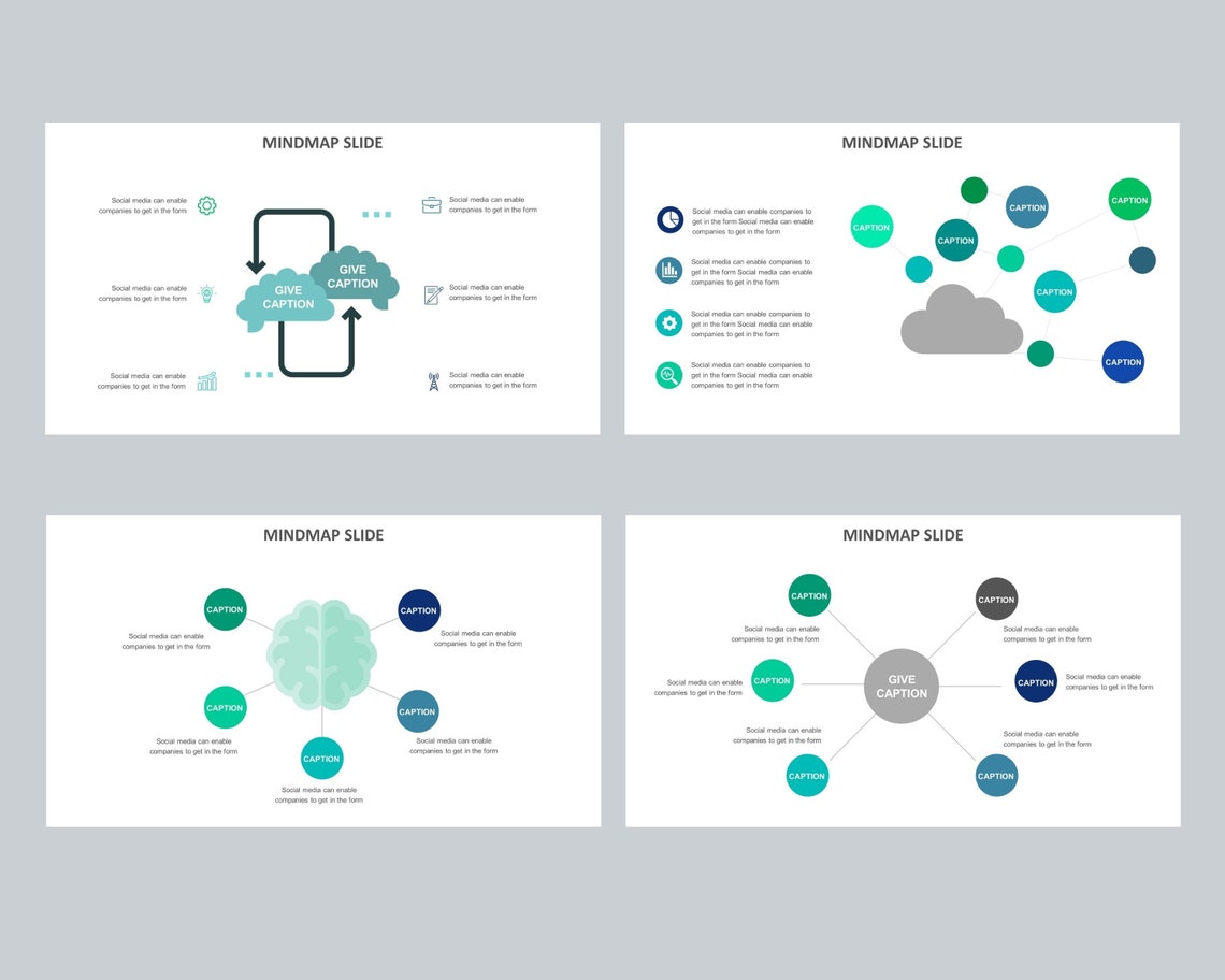 Mind Map Slide Infographic Templates | Diagram for Powerpoint, Google ...