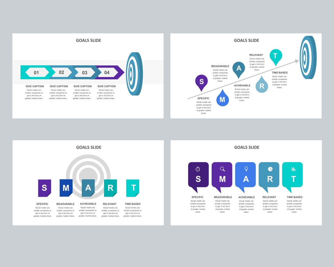 Goal Slide Infographic Templates | Diagram for Powerpoint, Google ...