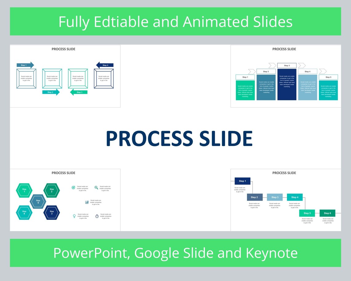 Process Slide Infographic Template | Diagram for Powerpoint, Google ...