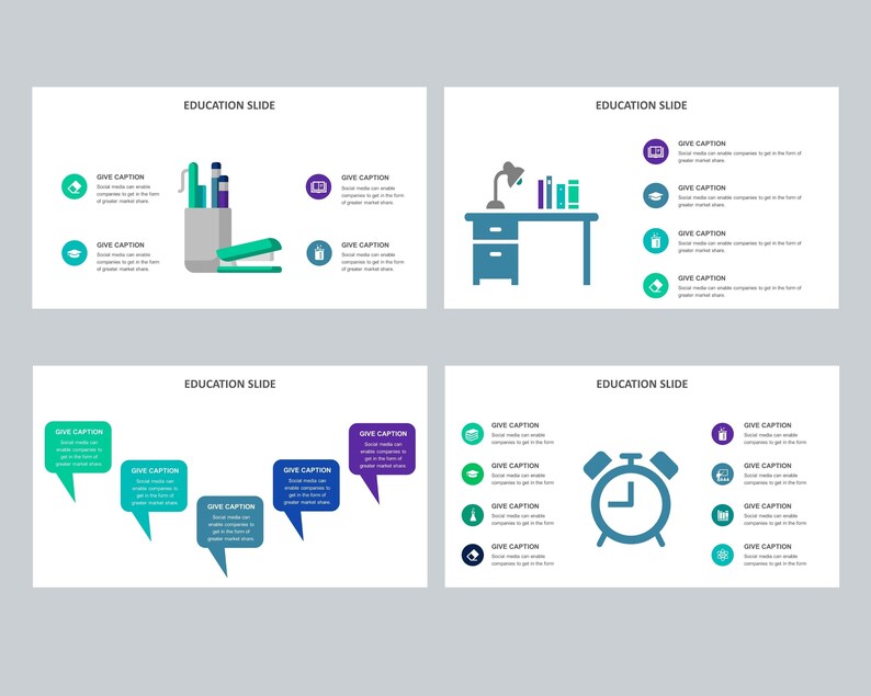 Education Slide Infographic Templates | Diagram for Powerpoint, Google ...