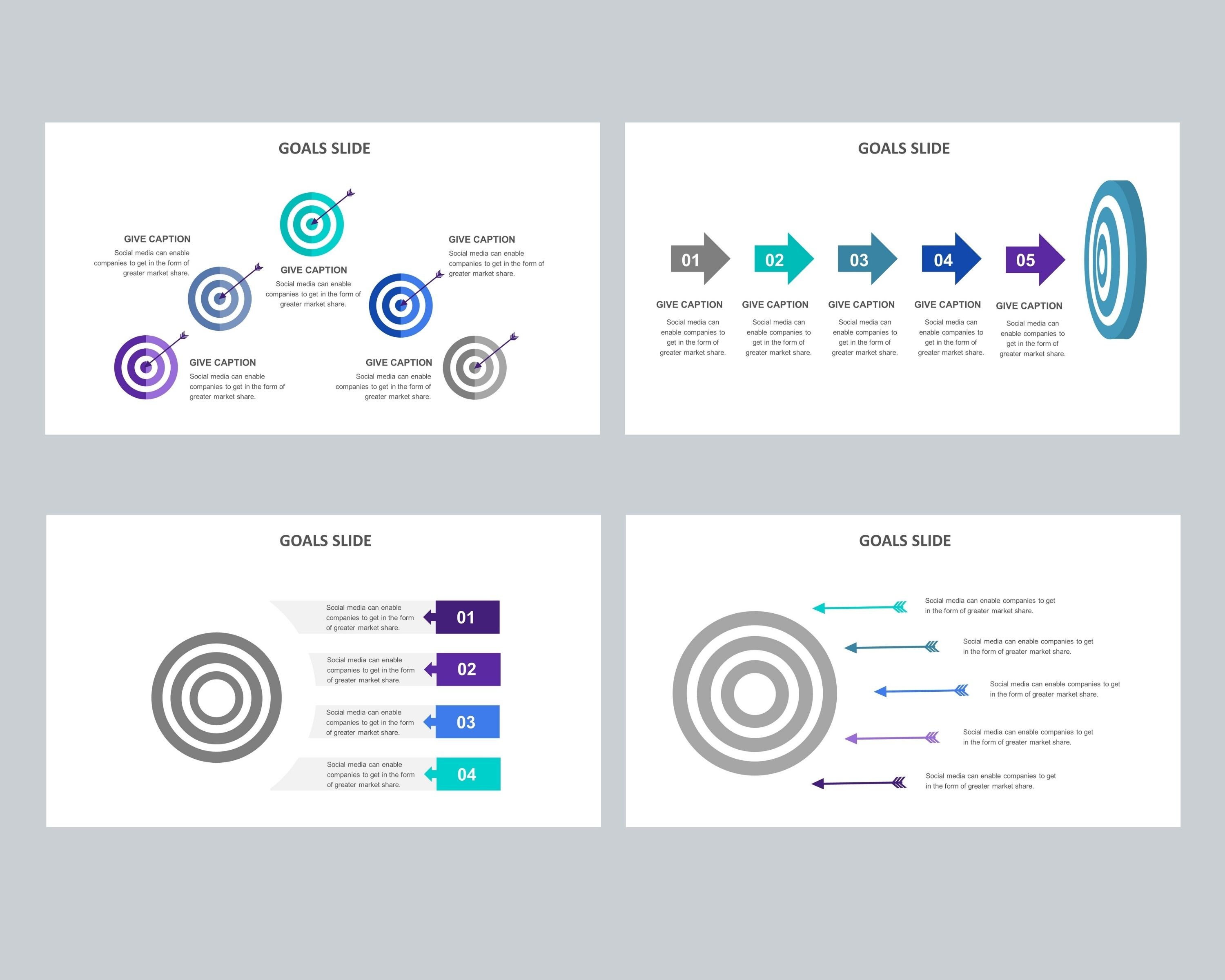 Goal Slide Infographic Templates | Diagram for Powerpoint, Google ...