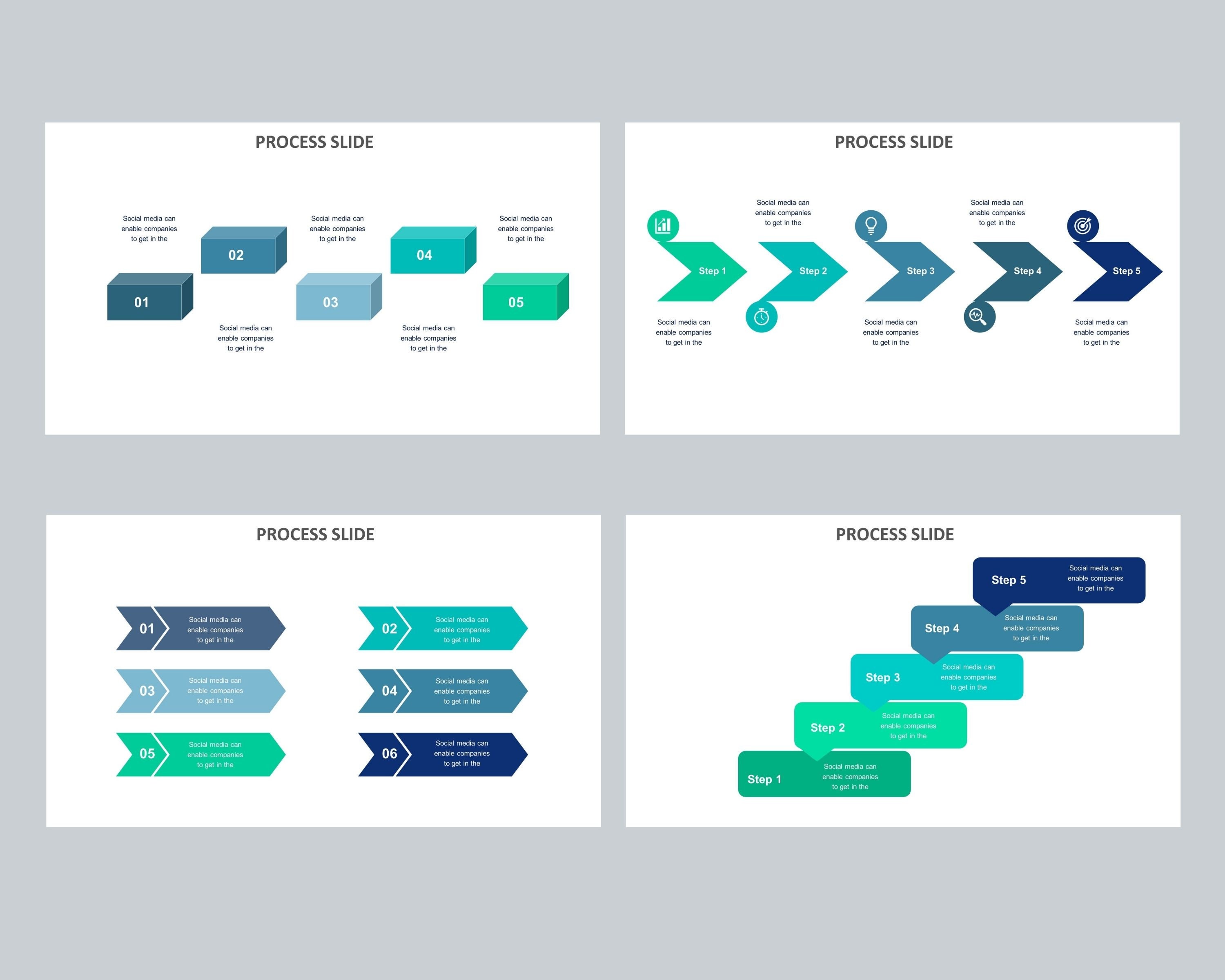 Process Slide Infographic Template | Diagram for Powerpoint, Google ...