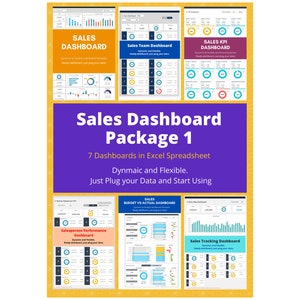 All Sales Dashboards | Sales Dashboards Package | Marketing Dashboard ...