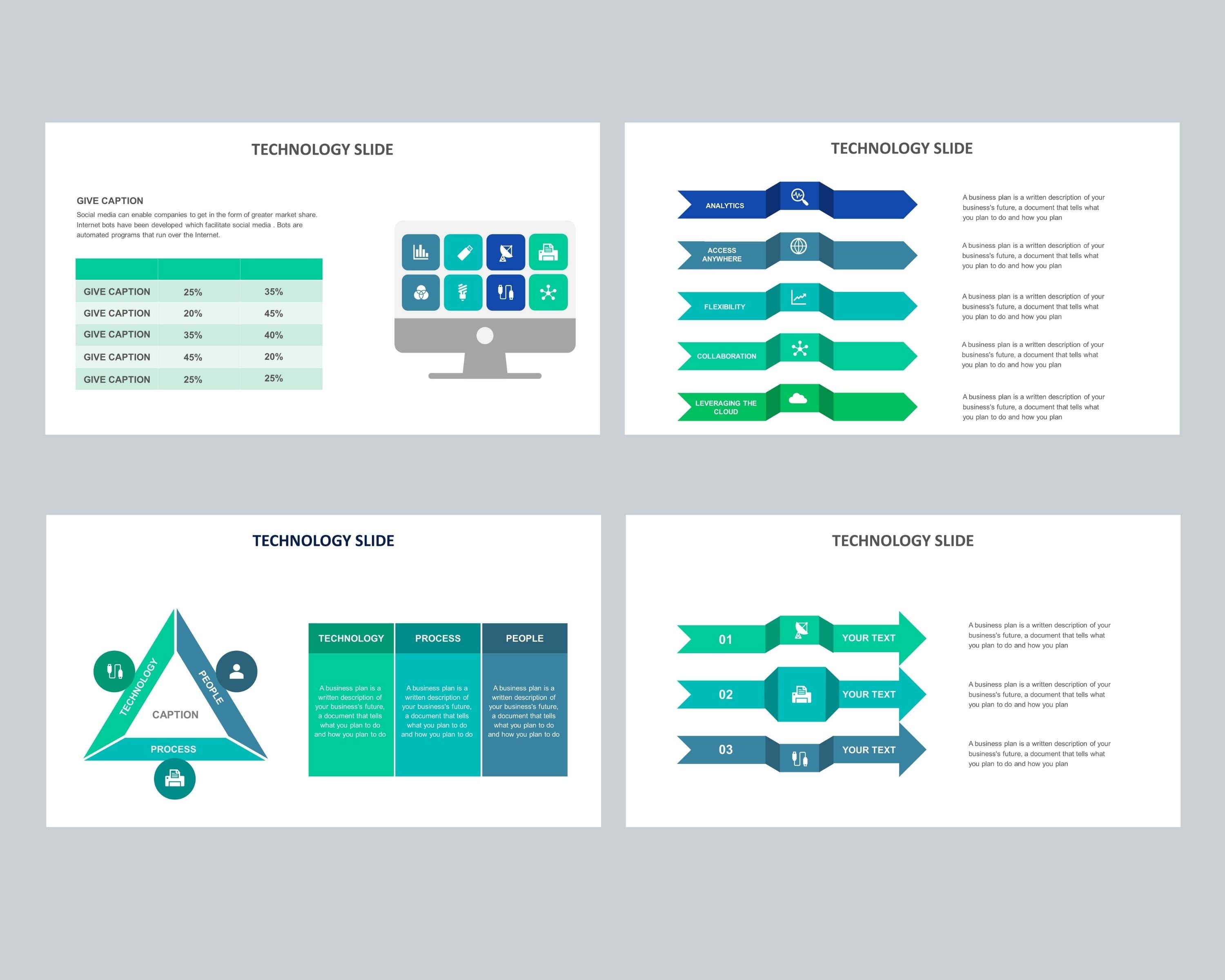 Technology Slide Infographic Templates | Diagram for Powerpoint, Google ...