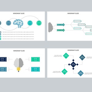 Mind Map Slide Infographic Templates | Diagram for Powerpoint, Google ...