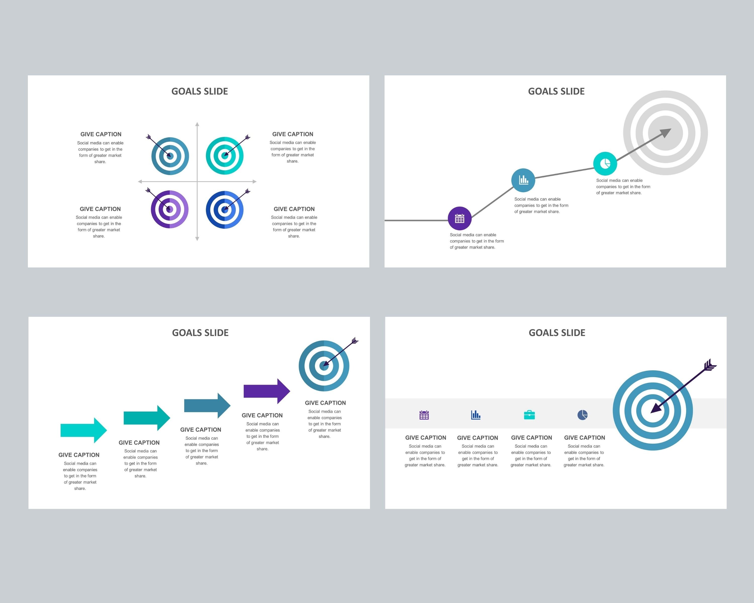 Goal Slide Infographic Templates | Diagram for Powerpoint, Google ...