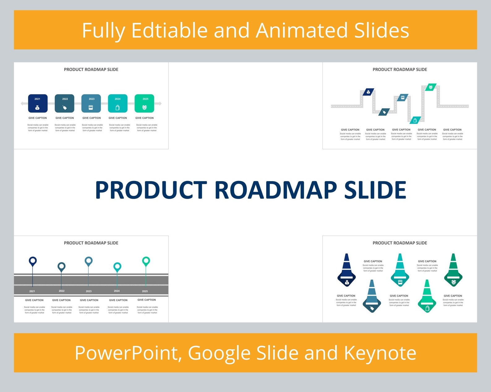 Product Roadmap Slide Infographic Templates | Diagram for Powerpoint ...