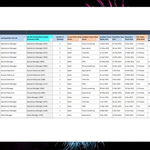 Applicant Tracking Dashboard - Recruitment Dashboard | HR Dashboard ...