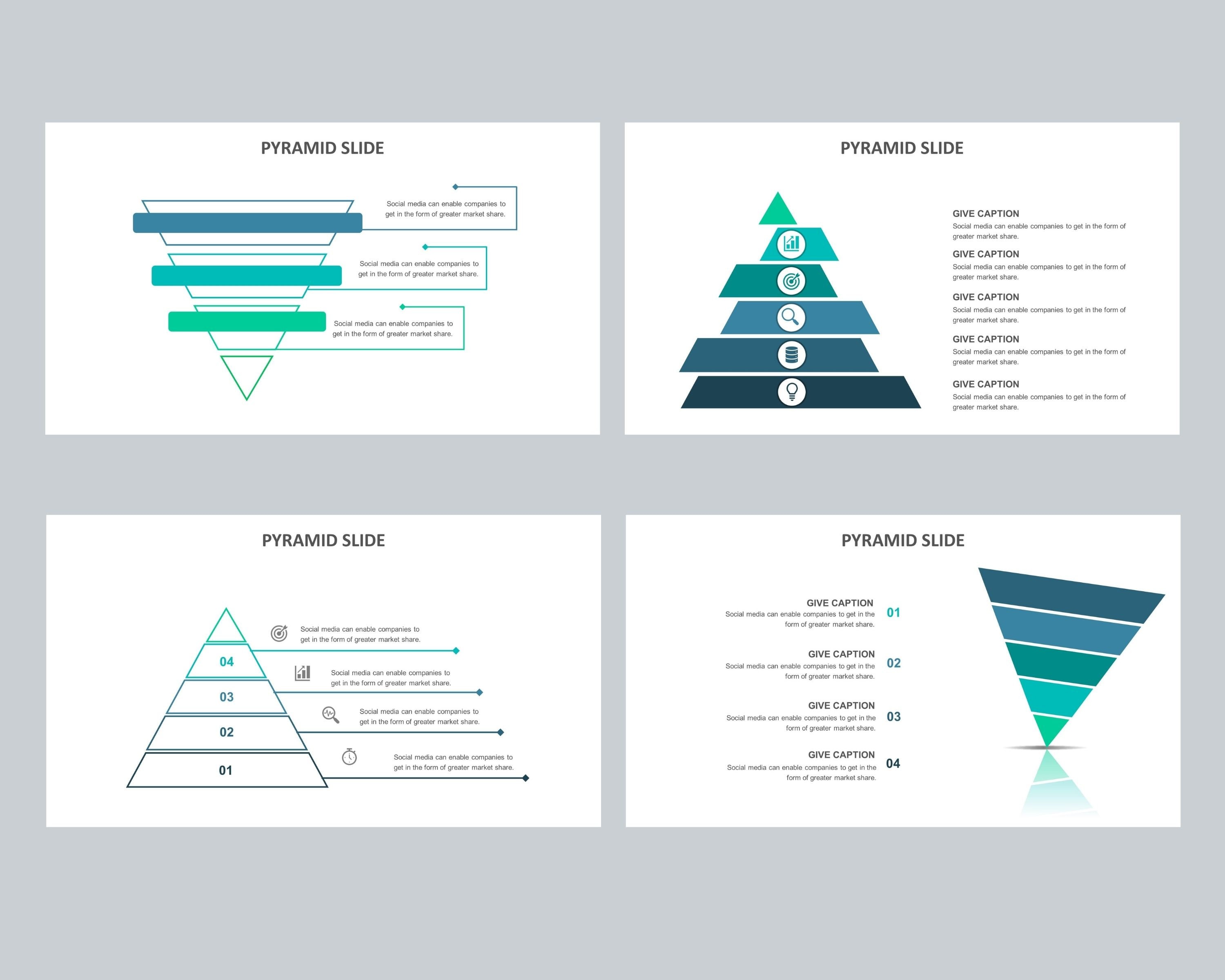 Pyramid Slide Infographic Templates | Diagram for Powerpoint, Google ...