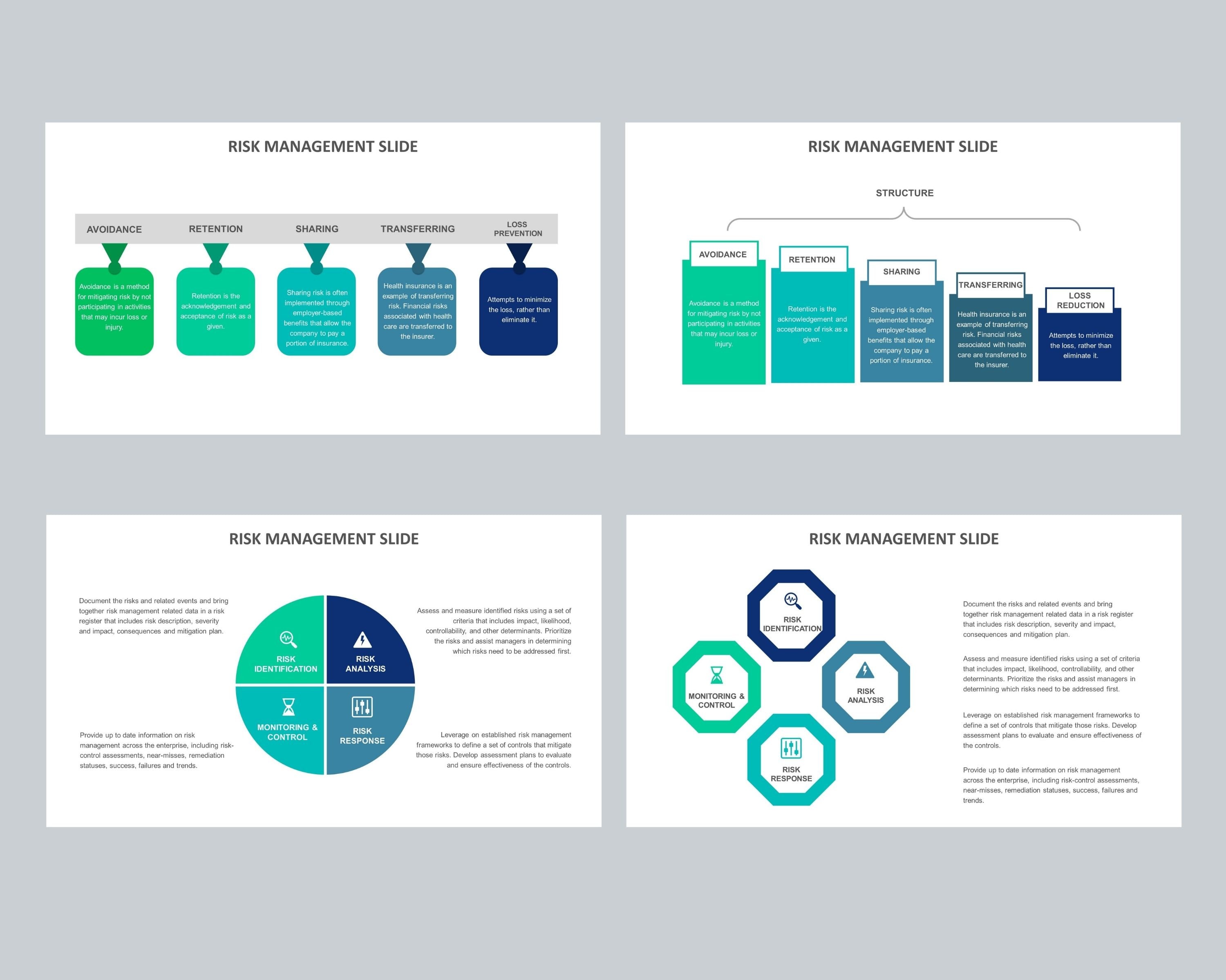 Risk Management Slide Infographic Templates | Diagram for Powerpoint ...