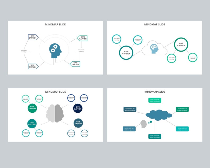 Mind Map Slide Infographic Templates | Diagram for Powerpoint, Google ...