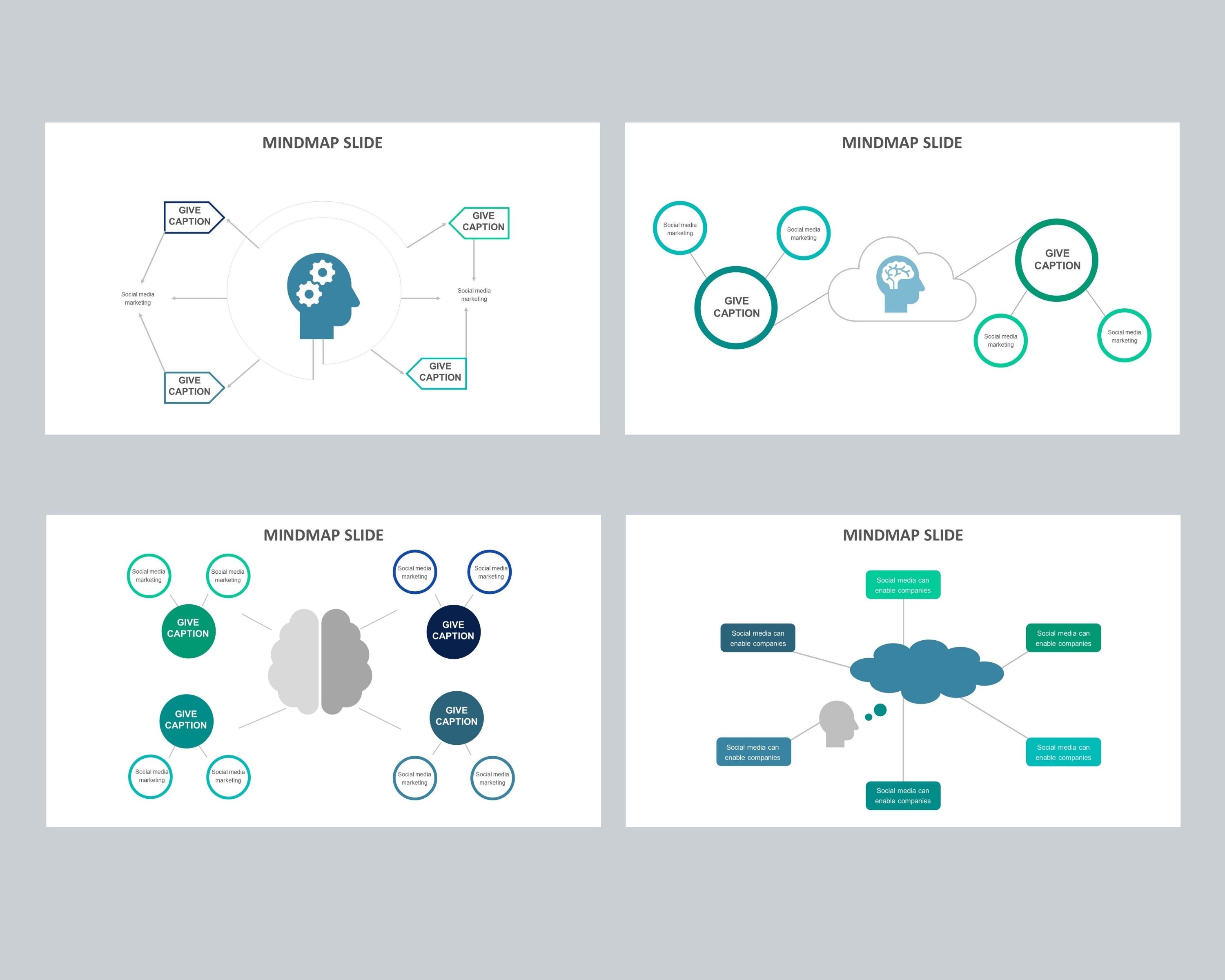 Mind Map Slide Infographic Templates | Diagram for Powerpoint, Google ...