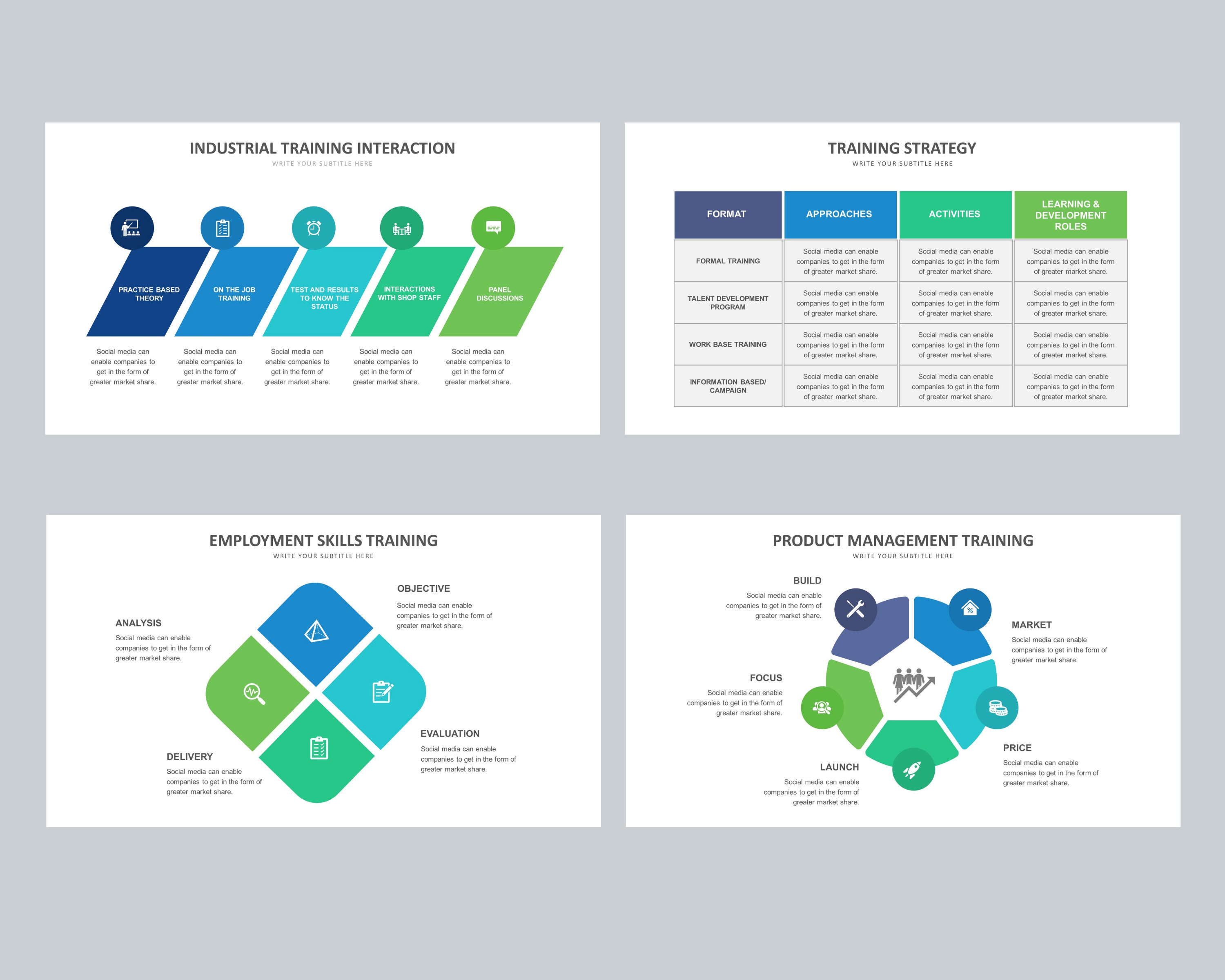 Training Slide Infographic Templates | Diagram for Powerpoint, Google ...