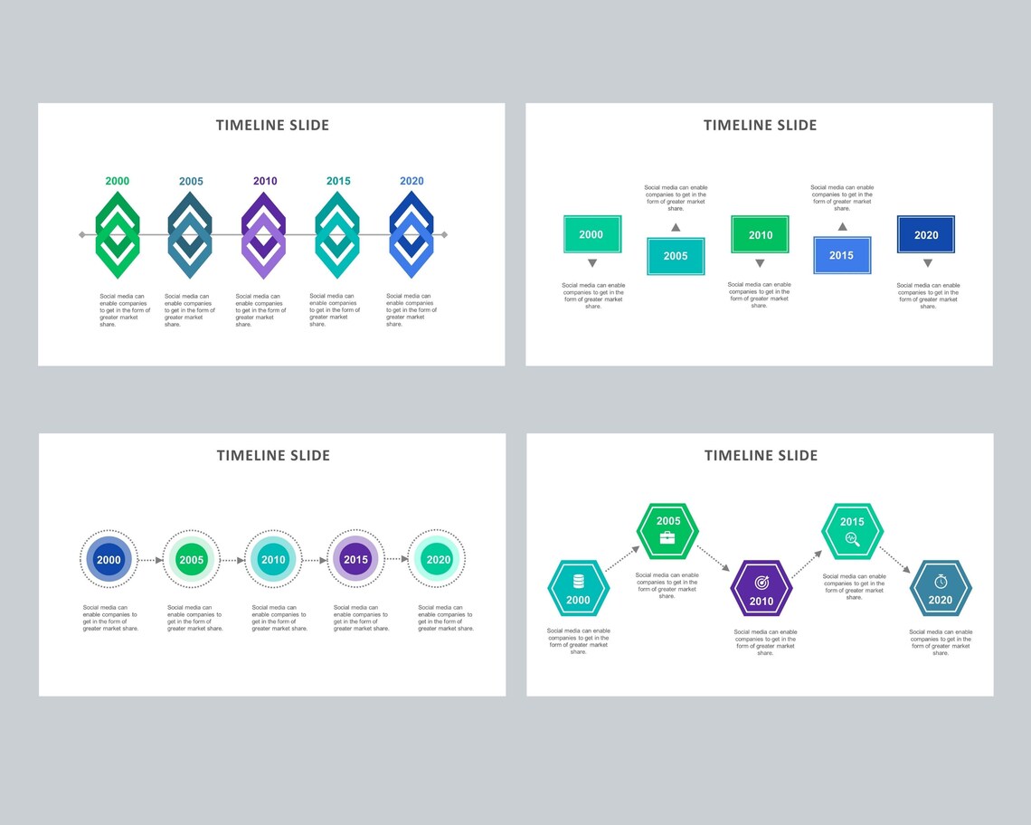 Timeline Slide Infographic Templates | Diagram for Powerpoint, Google ...