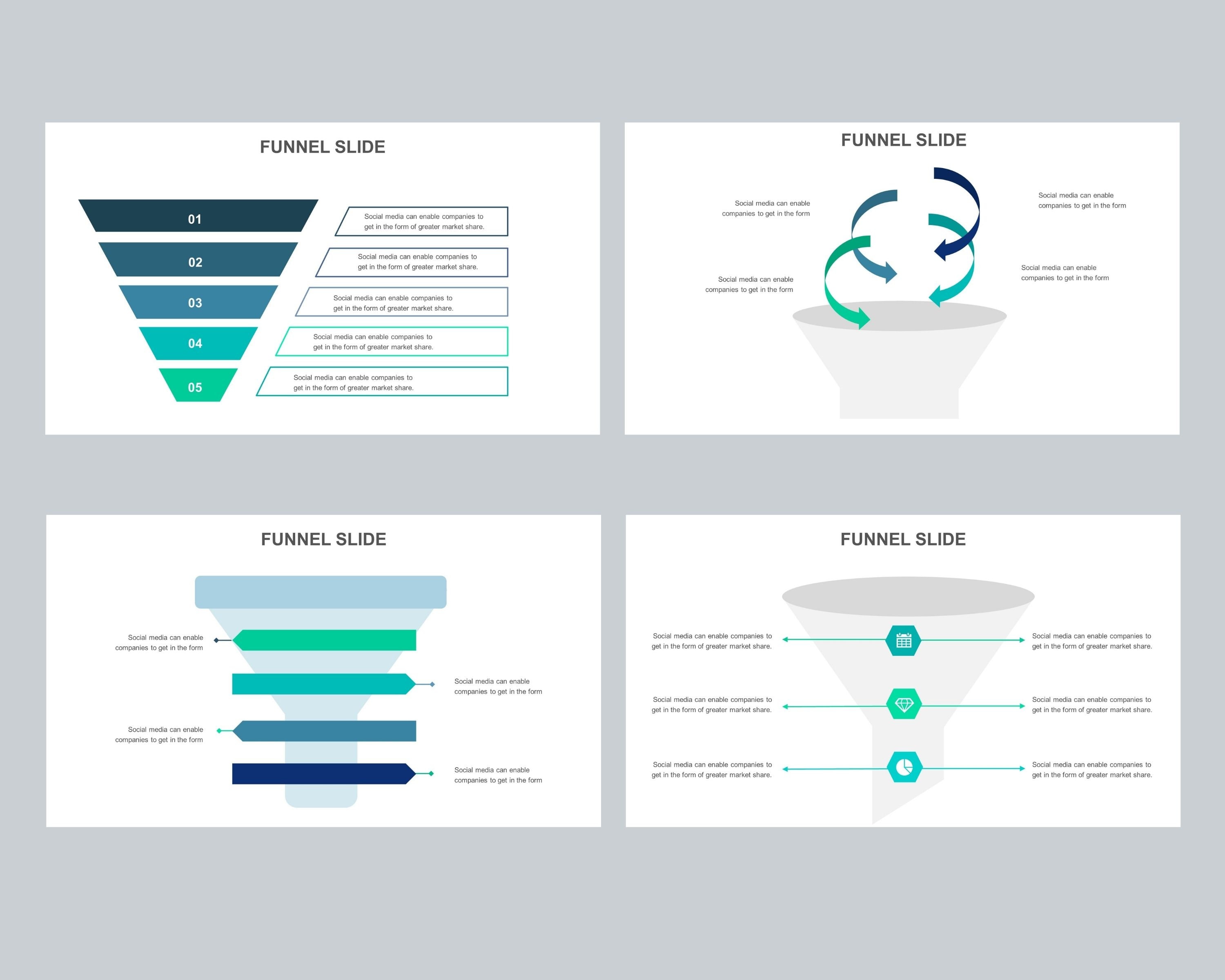Funnel Slide Infographic Templates | Diagram for Powerpoint, Google ...